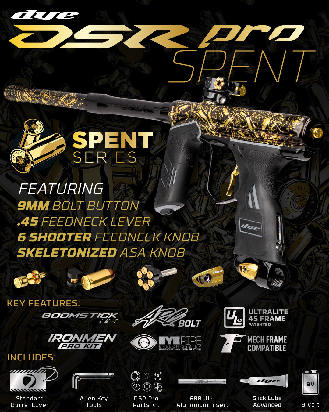 DSR PRO SPENT Series – DYE Paintball Malaysia